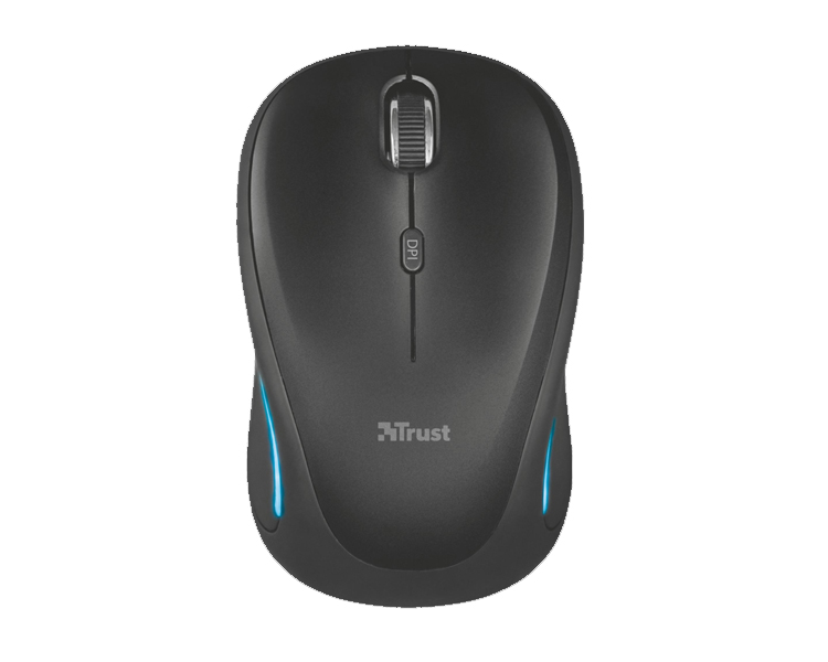 Trust Yvi FX Wireless Negro - Ratón | antarti.com