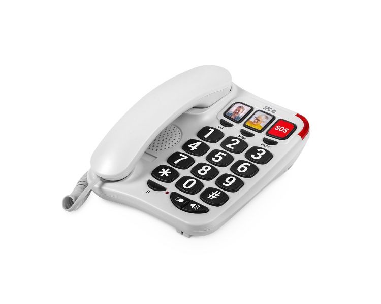 SPC Comfort Numbers 2 Teléfono Sobremesa para Mayores Blanco - Teléfono ...