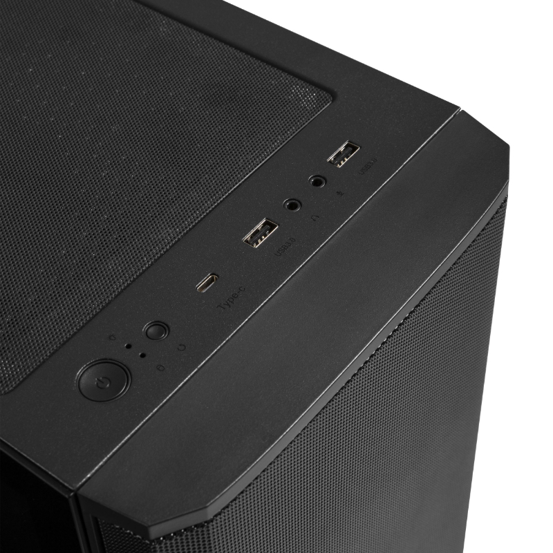 Bitfenix NOVA Mesh SE TG 4B Caja MicroATX Cristal Templado USB3.0 Negro ...