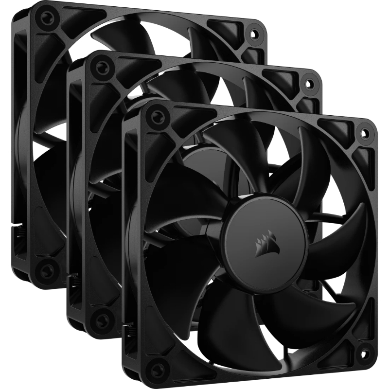 Corsair RS120 Pack Triple Ventilador Auxiliar 120mm Negro - Ventilador ...