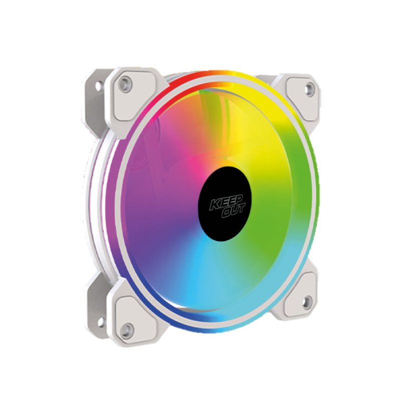 Keep Out Ventilador Auxiliar XFC-120DR ARGB Blanco - Ventilador ...